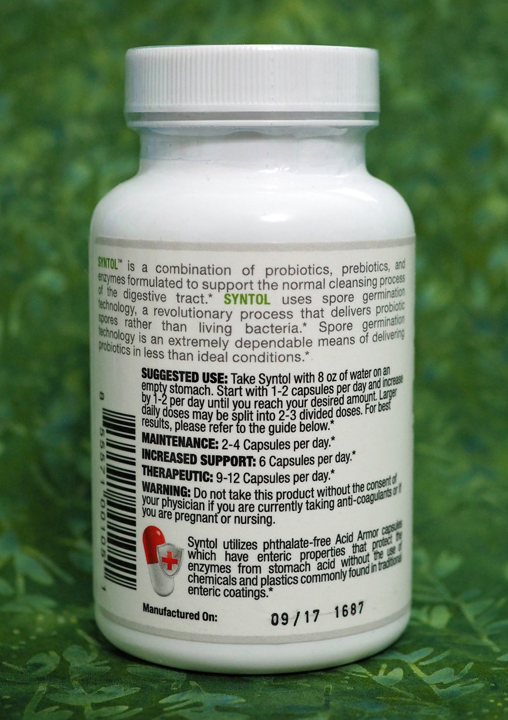 Syntol AMD; Probiotic Prebiotic Enzyme Blend; Intestinal Cleanse